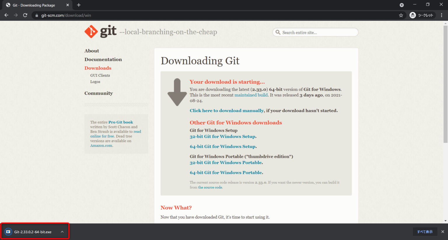 Gitのインストール(Windows10) – jETブログ