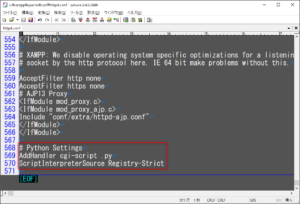 XAMPPでPythonを動かそう – jETブログ